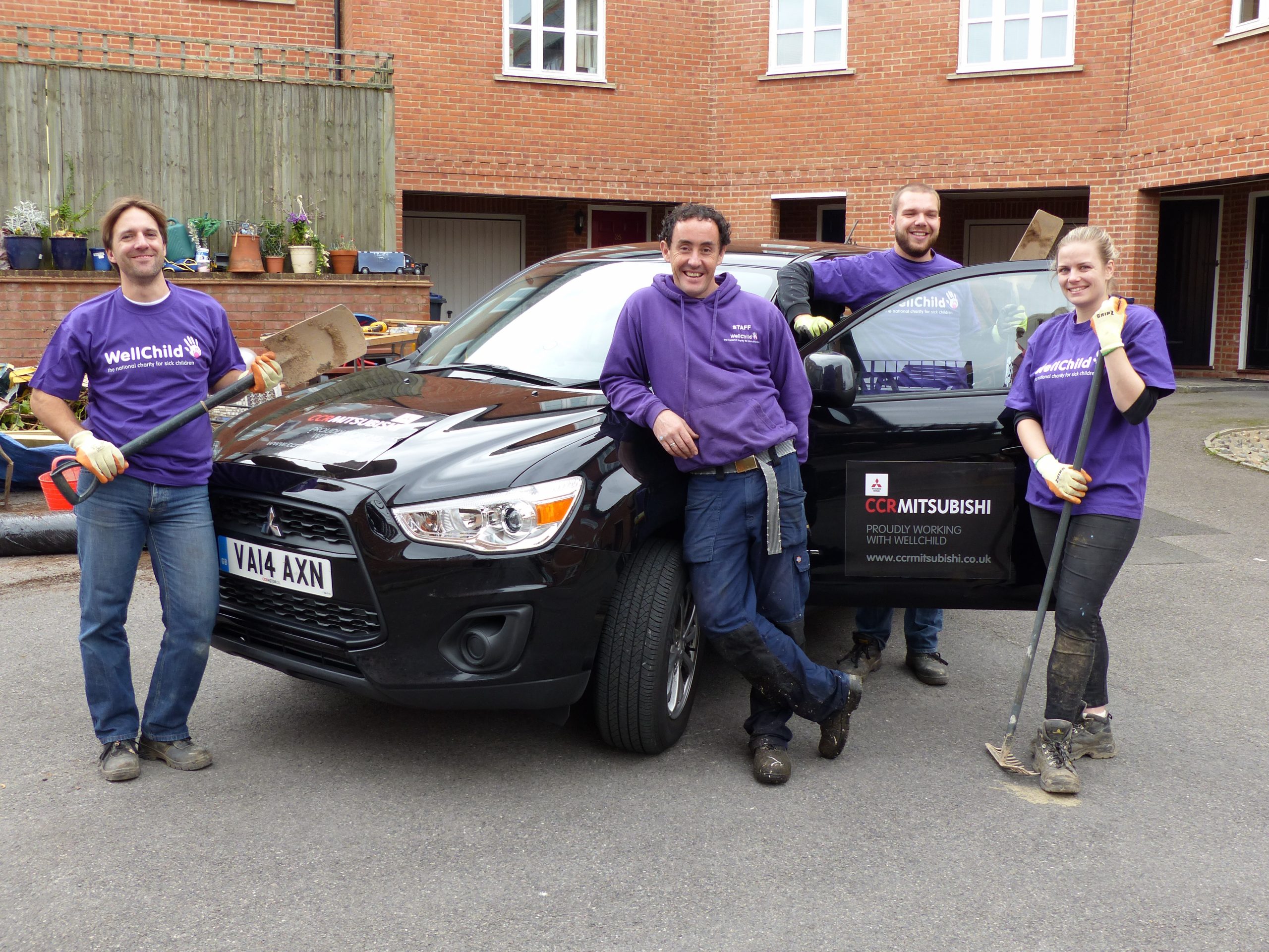Mitsubishi staff to help transform garden for disabled girl – Car ...