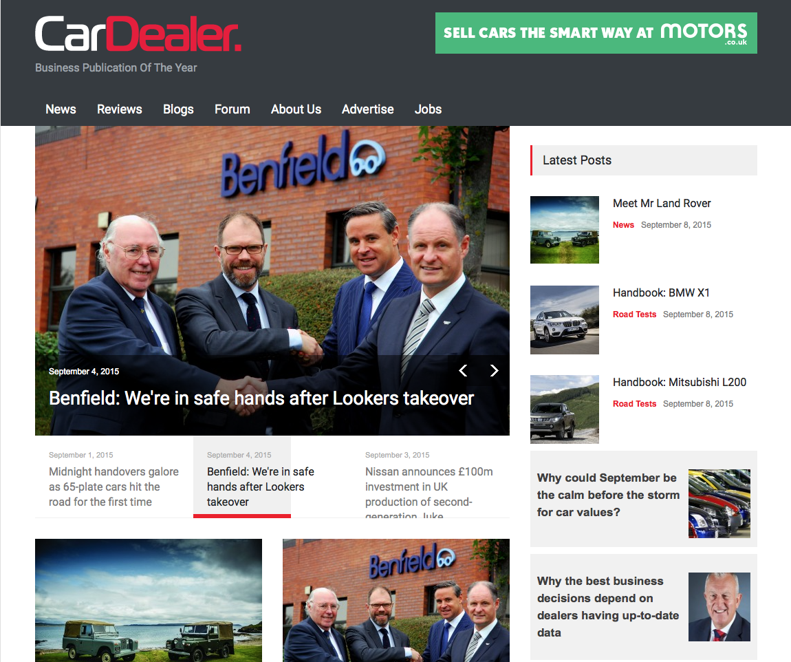 Car Dealer Magazine launches new look website – Car Dealer Magazine