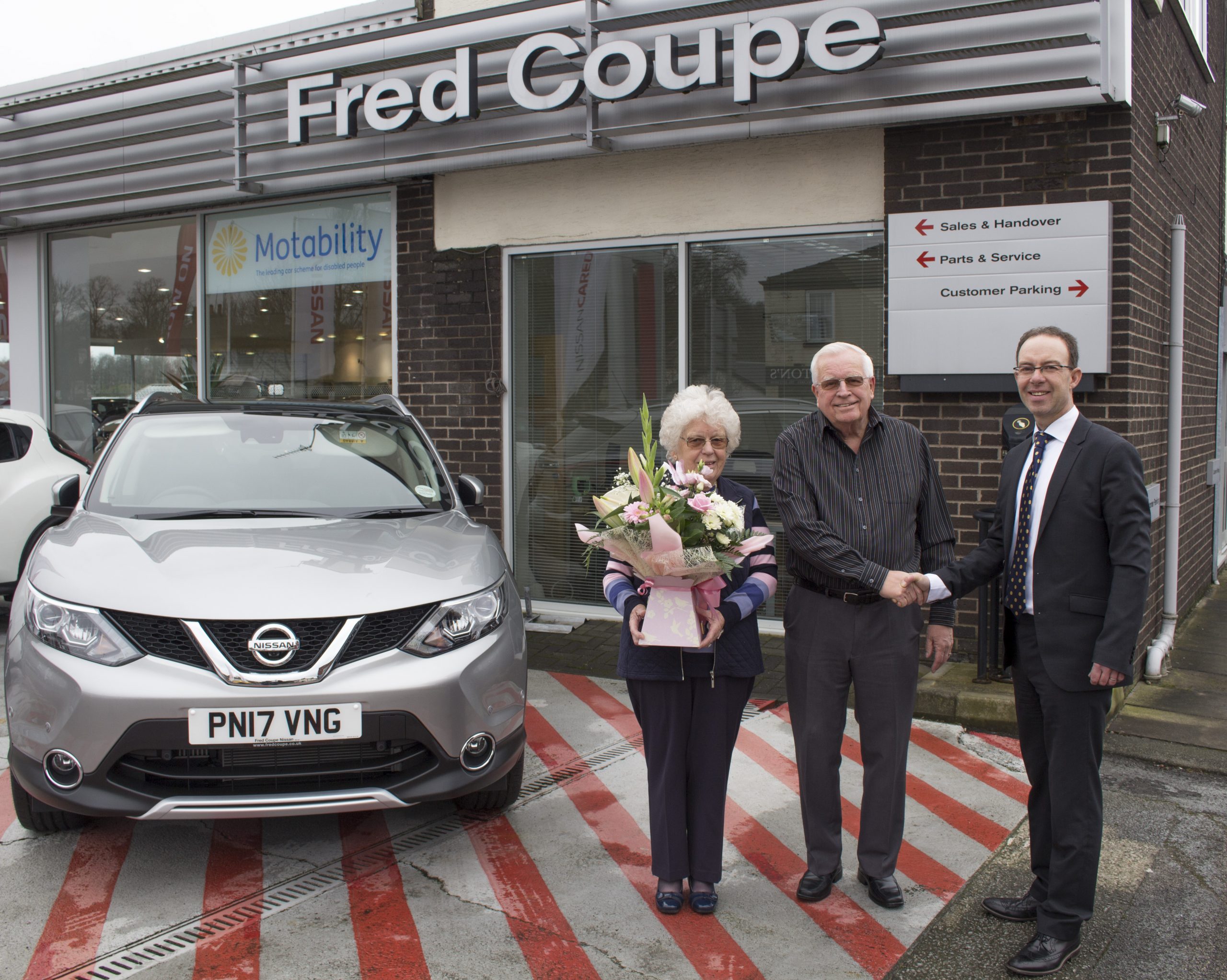 Couple’s milestone as they collect 50th Nissan from Fred Coupe Nissan ...