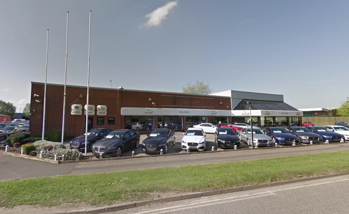 Inchcape submits plan for new Hunters JLR dealership in Derby's former ...