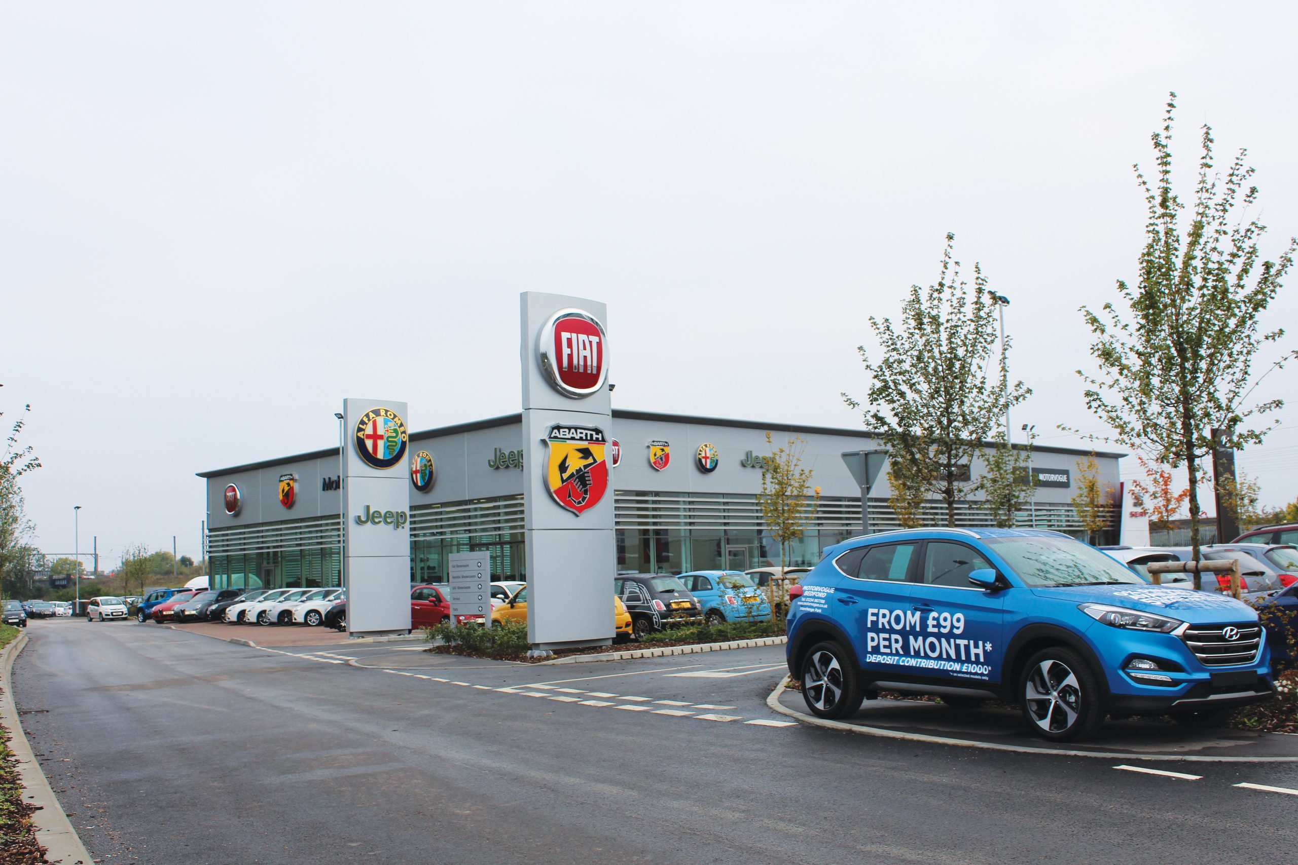 Third phase of development at multi-brand Bedford dealership under way ...