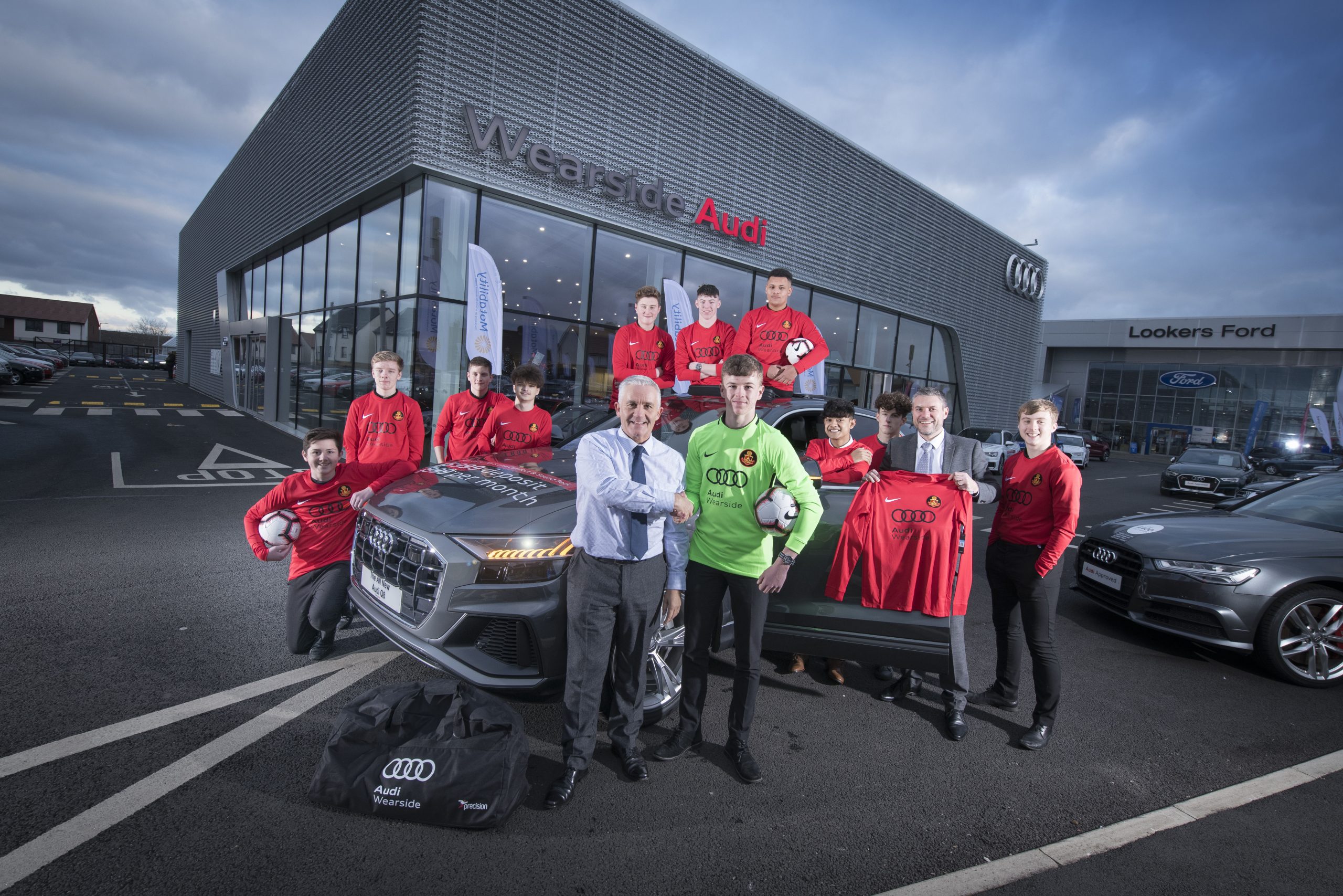 Wearside Audi supports young footballers with new kits and study help ...