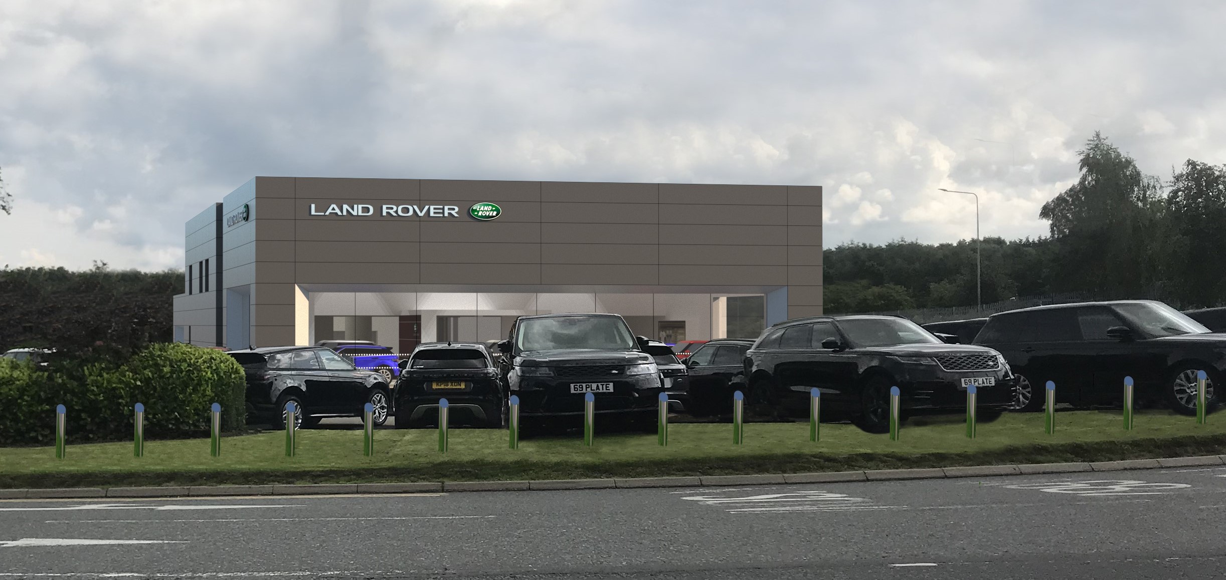 Land Rover Nelson moves to temporary showroom as multi-million-pound ...