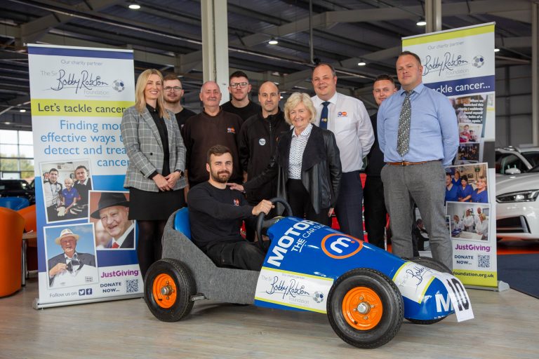 Motorpoint raises £1,500 for Sir Bobby Robson Foundation's fight ...