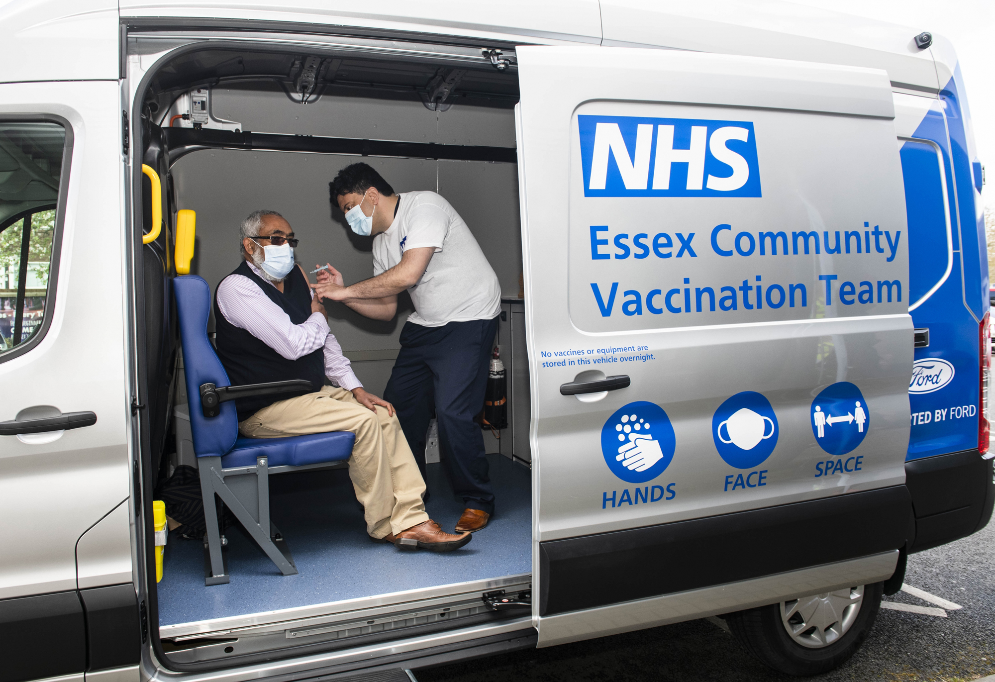 Ford teams up with NHS over special Transit van to get coronavirus jabs ...