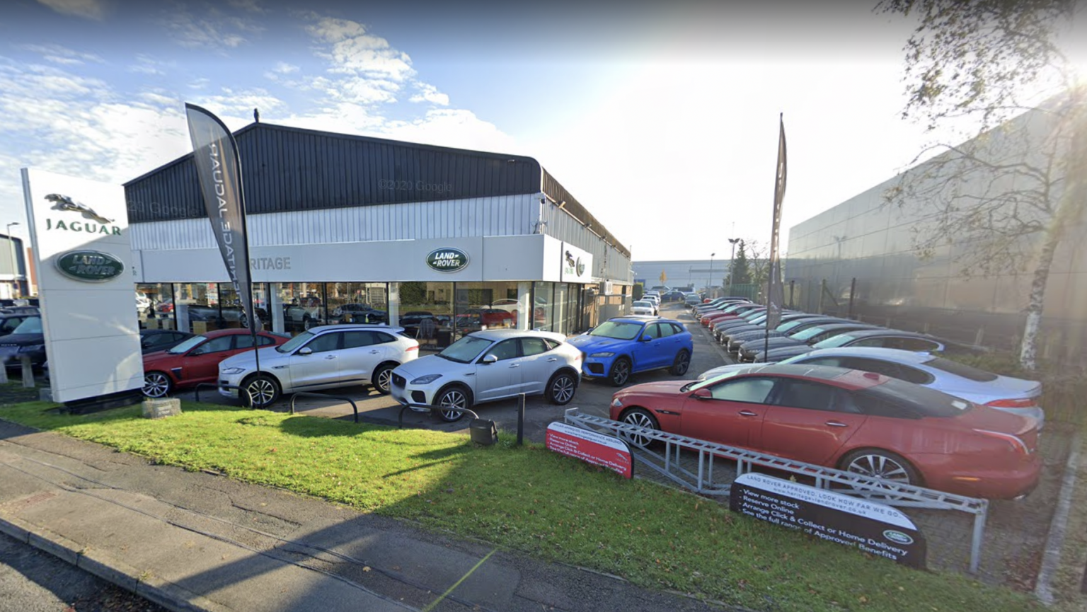 Marshall Jaguar Land Rover dealership moves into temporary home while ...