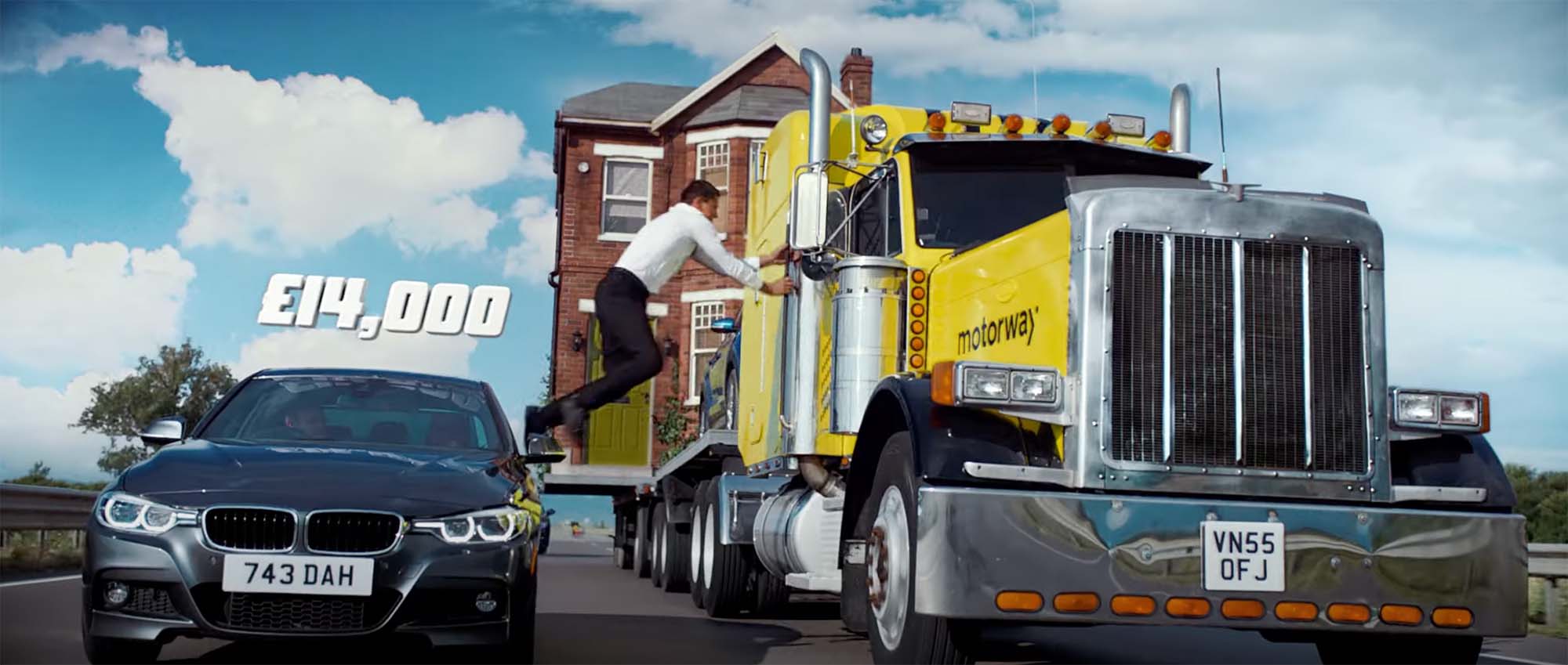 Motorway advert banned for being 'dangerous and irresponsible' after ...