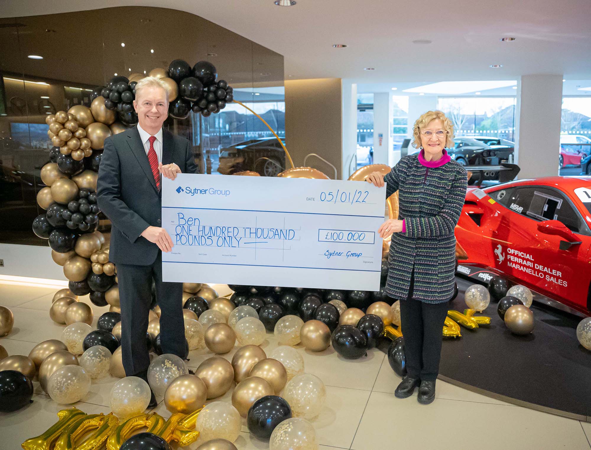 Sytner Group donates £100,000 to charity Ben as pandemic continues to ...