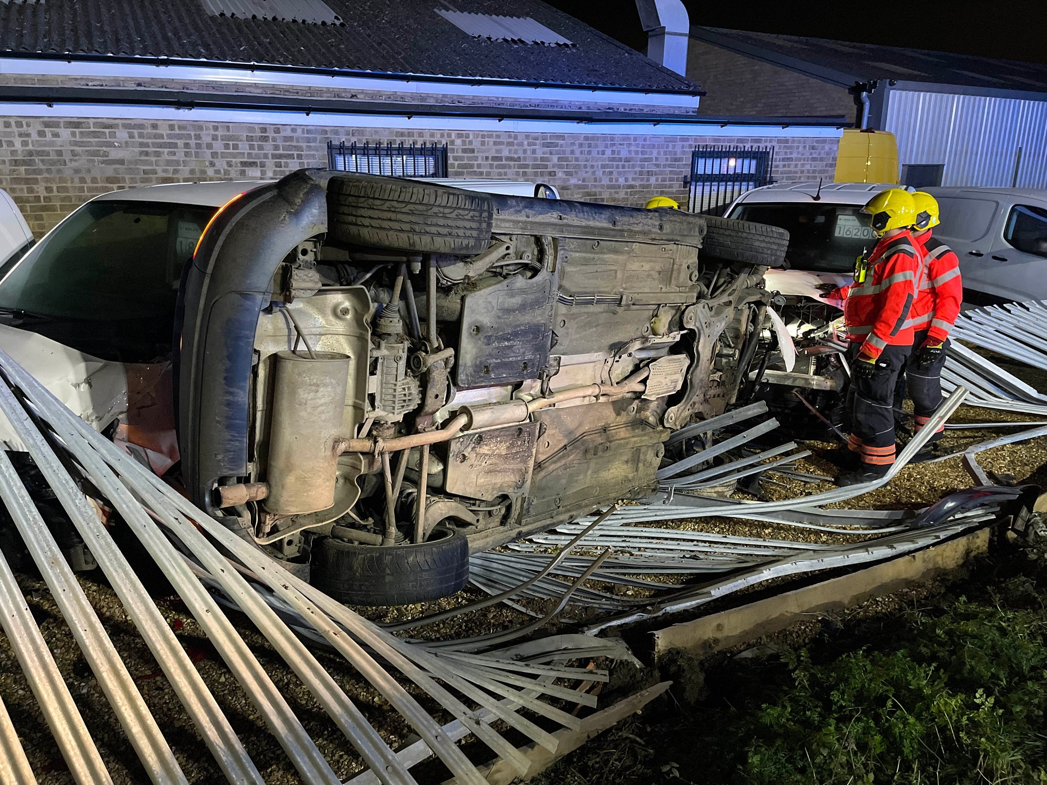 Police open inquiries into shocking crash at used van dealership in ...