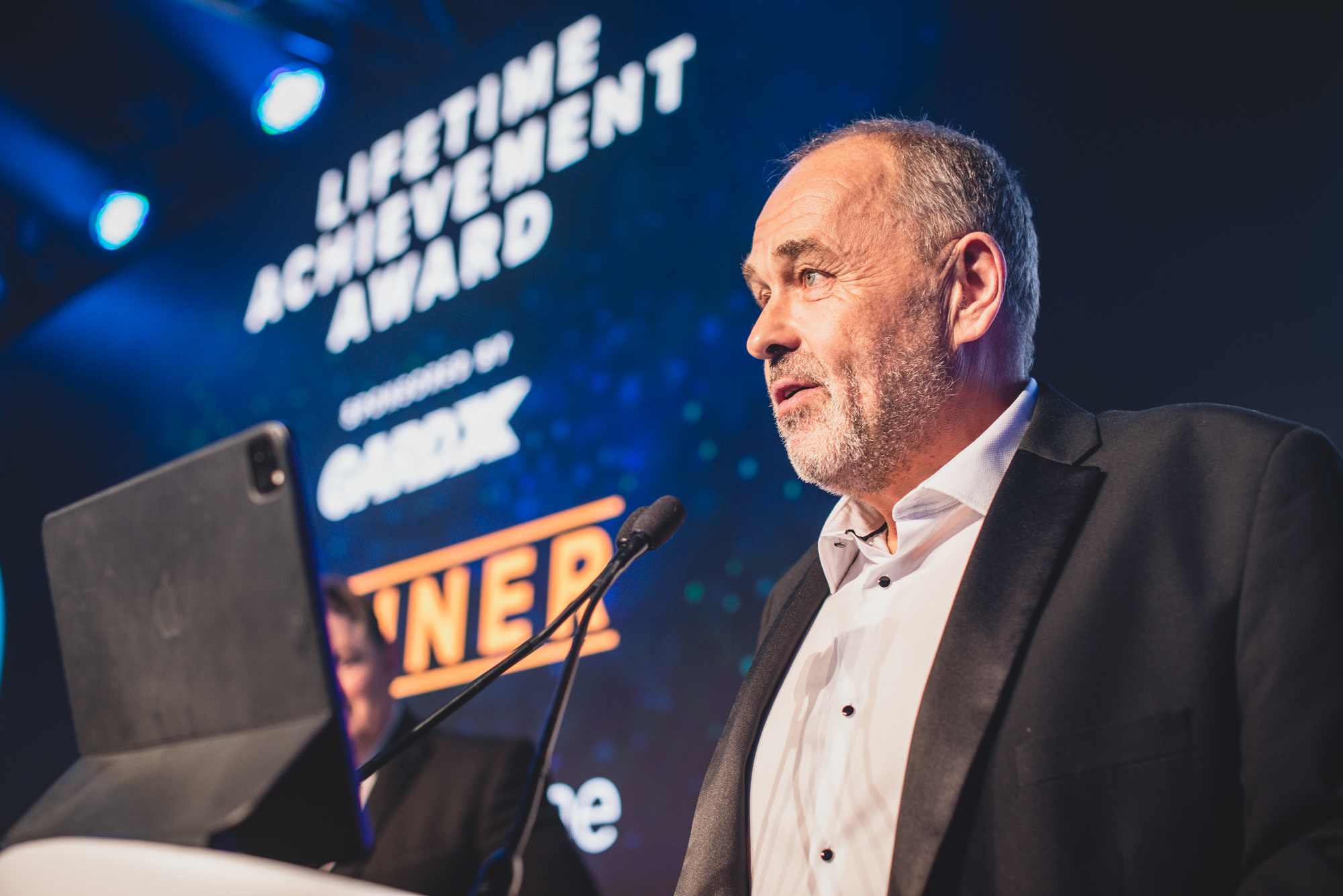 Robin Luscombe pays tribute to wife as he is named Car Dealer's ...