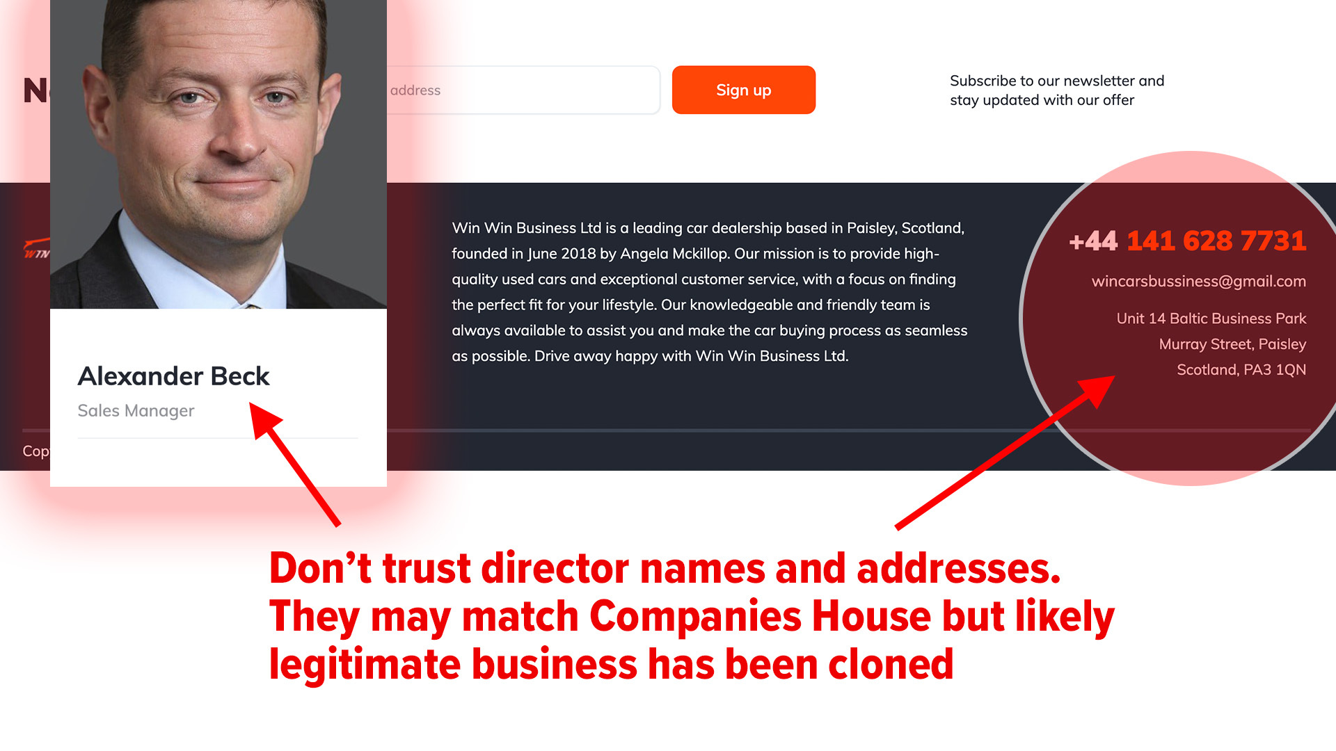 Updated: Is this used car dealer fake? List of known car dealer scams ...