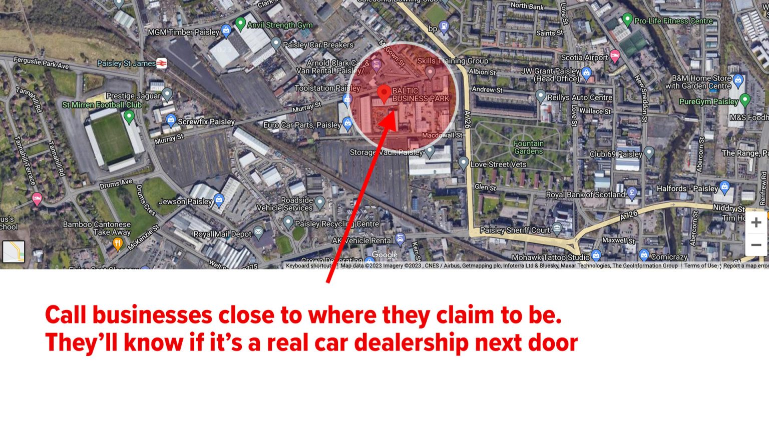 Updated: Is this used car dealer fake? List of known car dealer scams ...