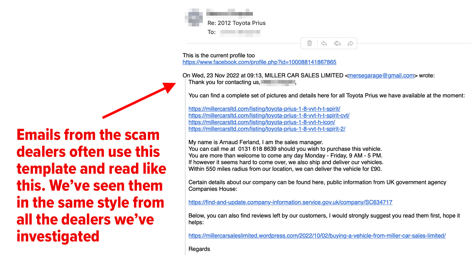 Updated: Is this used car dealer fake? List of known car dealer scams ...