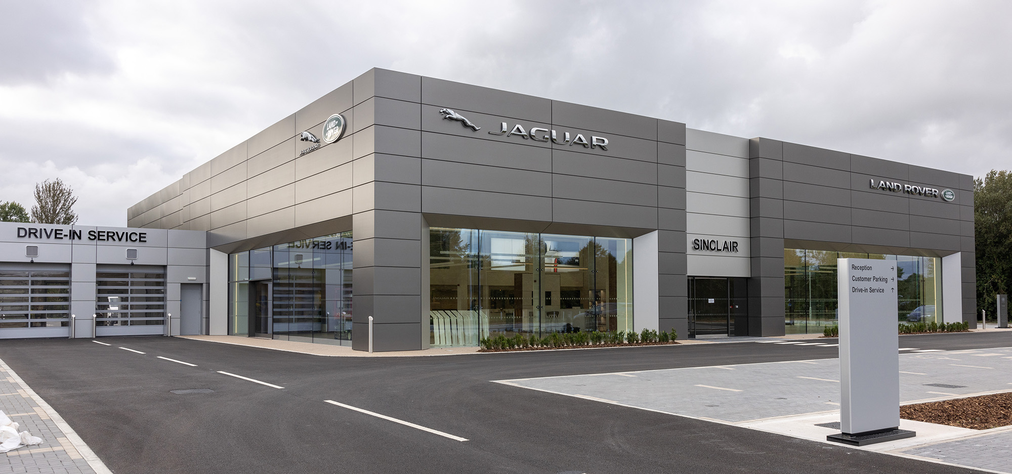 Sinclair Jaguar Land Rover opens flagship Swansea showroom at relocated ...