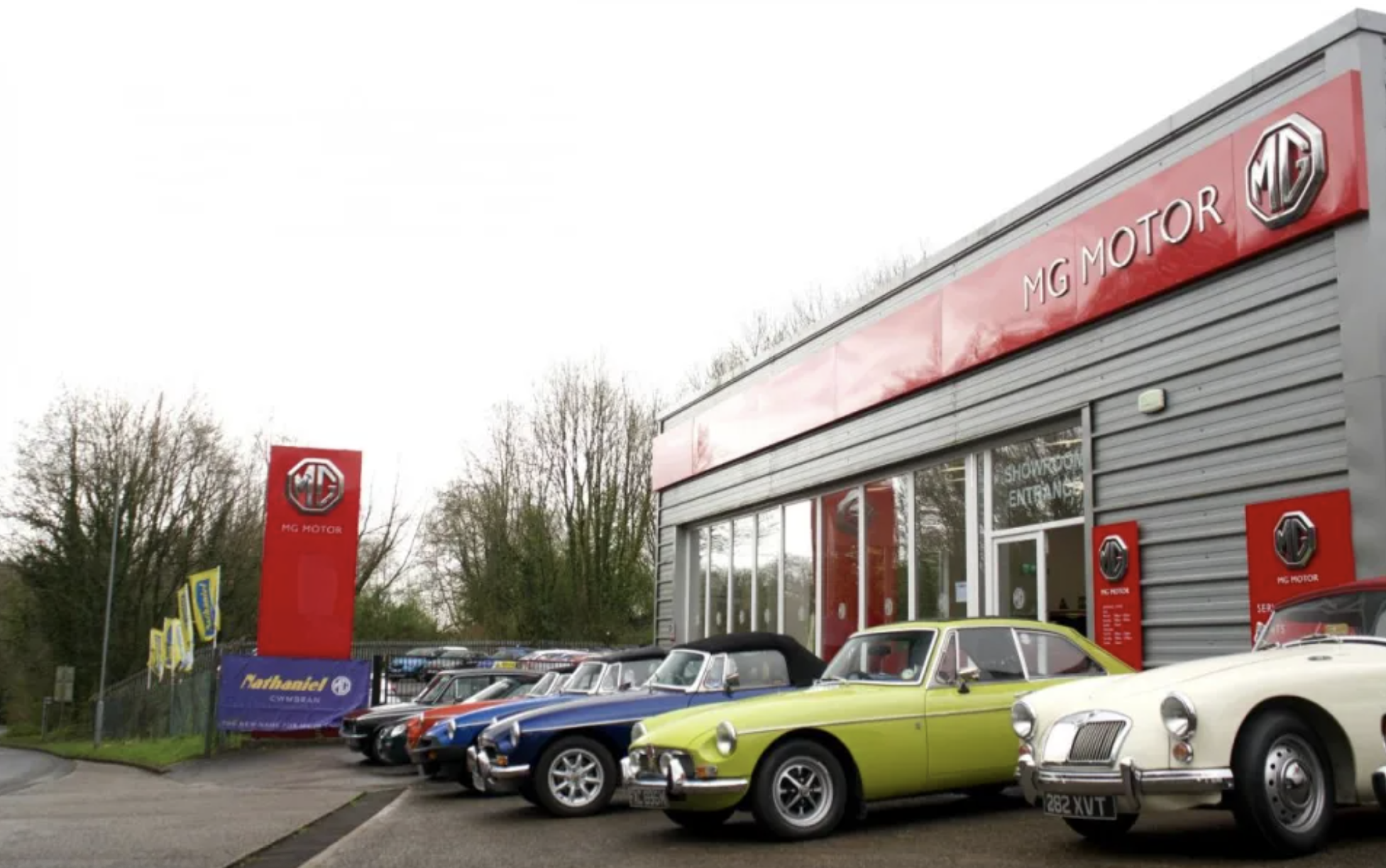 Welsh MG dealer celebrates first anniversary with special birthday ...