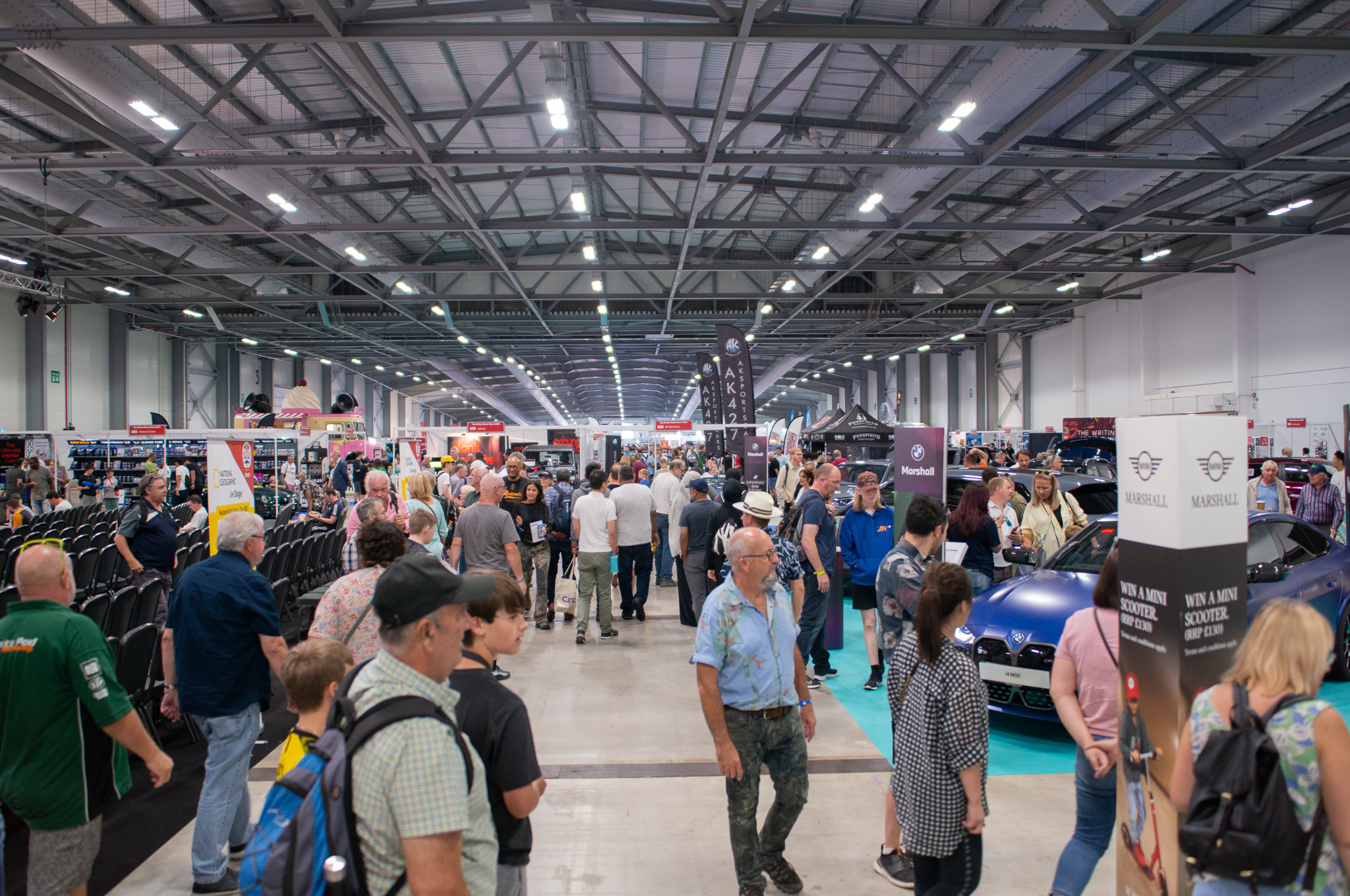 Used cars on display and on sale at the British Motor Show from dealer ...