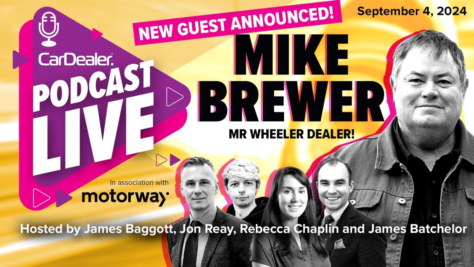 Wheeler Dealer star Mike Brewer joins our Podcast Live line-up – get ...