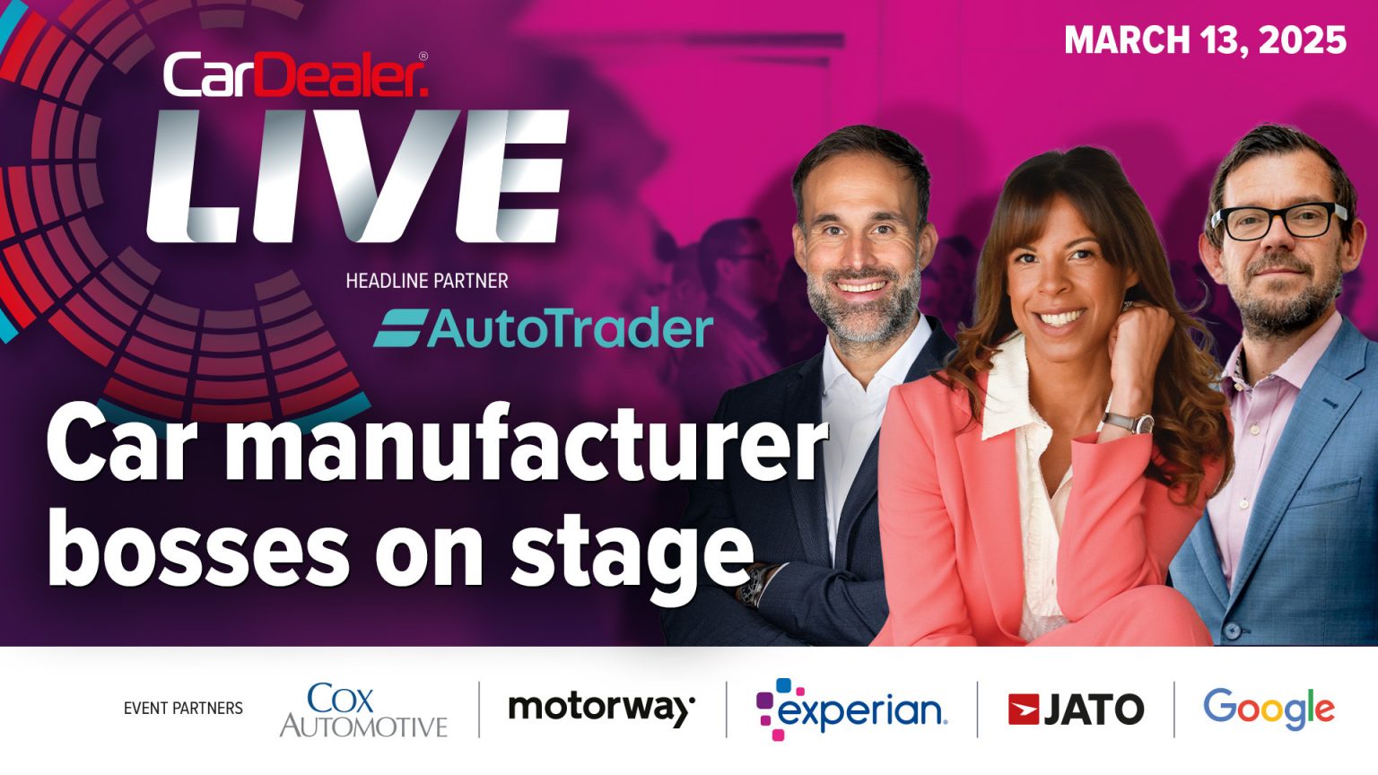 Meet the car manufacturer bosses appearing on stage at Car Dealer Live ...
