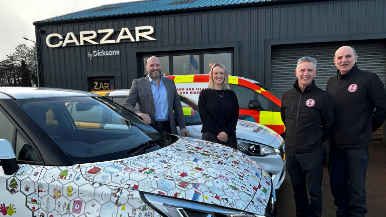 Scottish car dealership puts profit to one side to give three vehicles ...